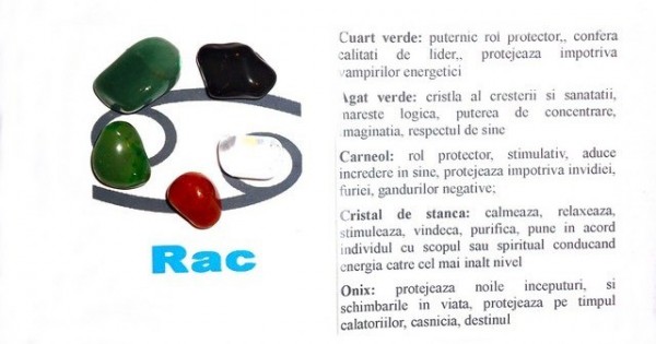 Cristale zodia Rac